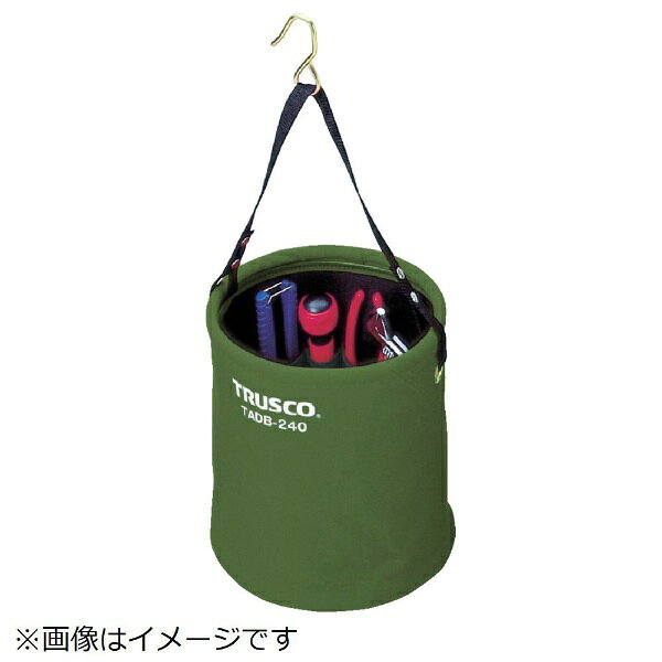 ■高品質な縫製を施した電工バケツです。■防水加工布を使用しています。■底面にベニヤ板入りです。■工具差し用アタッチメント付きです。【仕様】・色： OD・径（mm）： φ270・高さ（mm）： 300・奥行（mm）： 270・幅（mm）： 2...