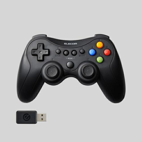 射撃に適したメカニカルトリガーボタンと、スティックカスタマイズに対応したFPS特化仕様！振動機能にも対応した、ストレート配置(PS系)の13ボタン搭載・充電式ワイヤレスゲームパッドです。「ELECOM GAMING 無線 FPS ゲームパッ...