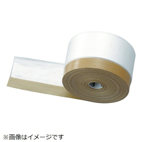 ■60巻入のお買い得パックです。■高密度ポリエチレンフィルムにコロナ放電処理を施しているので液だれ、飛散を防ぎます。■テープ色を分けているためサイズ判別が容易です。（300mm青、550mm緑、1100mm茶）【用途】・建築外壁塗装用。【仕...