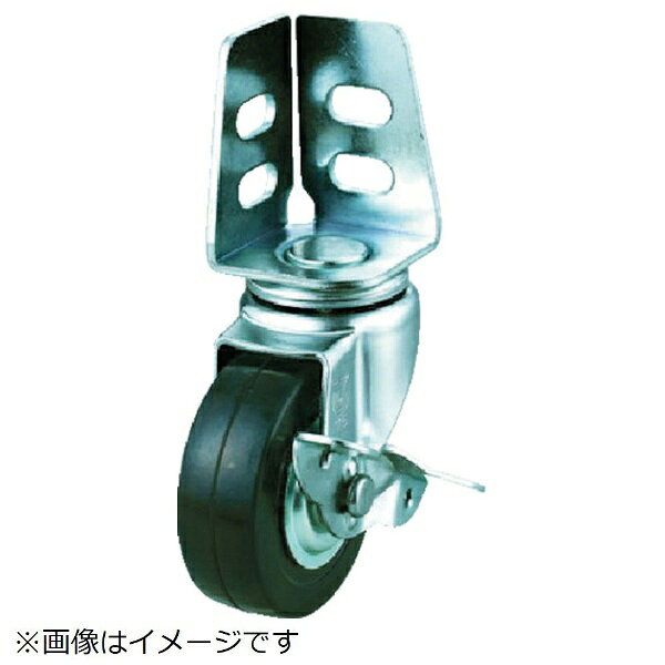■アングルへの取り付けが簡単にできます。【用途】・アングル式の棚や軽荷重機器運搬に。・自在式・アングル式の棚や軽荷重機器運搬に。【仕様】・許容荷重（daN）： 90・許容荷重（kgf）： 91.8・車輪径D（mm）： 100・車輪幅（mm）...
