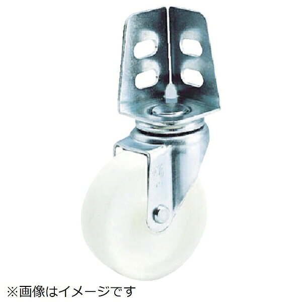 ■アングルへの取り付けが簡単にできます。【用途】・アングル式の棚や軽荷重機器運搬に。・自在式・アングル式の棚や軽荷重機器運搬に。【仕様】・許容荷重（daN）： 40・許容荷重（kgf）： 40.8・車輪径D（mm）： 50・車輪幅（mm）：...