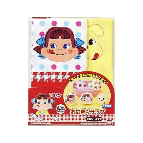 ●キャラ弁作りに大活躍のおにぎりラップです。●ごはんを包むだけで簡単にペコちゃんのかわいいキャラ弁ができます。●直接手でおにぎりを触らず食べられるので、衛生的で遠足などにもおすすめです。●止めシール付きです。