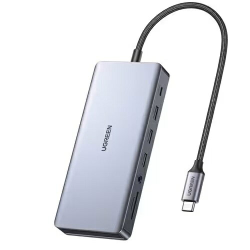 オーディオ自慢の 13 ポート！驚きの 13 ポートを実現した USB-C ハブ！あらゆるワークフロー に対応する接続性、3.5mm オーディオも装備。トリプル 4K 高精細 ディスプレイ対応で、Windows PC 使用時に最大 3 台の...