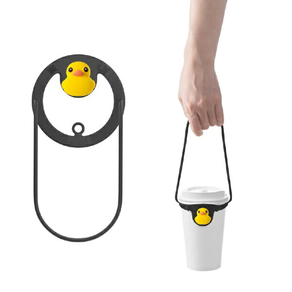 テイクアウトやコンビニのコーヒーをスマートに持ち運ぶことが可能伸縮性のあるシリコン素材で、350ml〜750mlのドリンクカップに対応。ストラップは本体に収納でき、ドリンクが持ちやすくなる設計。ストローリング付き、細いストローも太いストロー...
