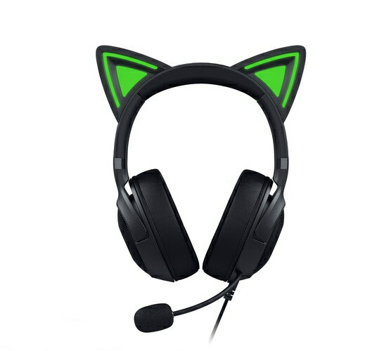 ニャンコファクター新しい Razer Kraken Kitty V2 の魅惑的なネコミミで配信をキュートに演出しましょう。配信時に反応するライティングとクリスタルクリアなマイクを備え、Razer Chroma RGB 対応の個性的なネコミミ...