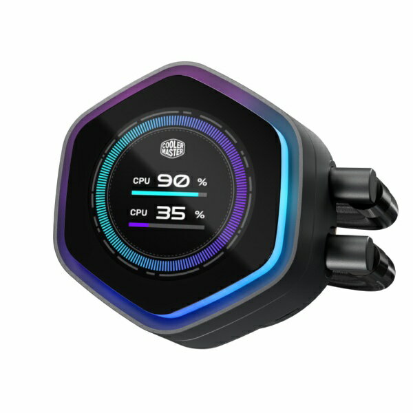 MasterLiquid Atmos IIシリーズの水冷一体型CPUクーラーに対応する交換用ポンプキャップ■MasterLiquid Atmos IIシリーズの水冷一体型CPUクーラーに対応■マグネットで簡単に着脱可能■LCDパネルを追加可...