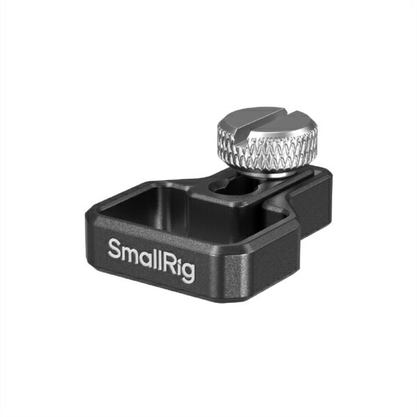 SmallRig製ソニーα7V/7IVケージ用HDMIケーブルクランプ（品番6406）は、ソニーα7Vカメラ側面のHDMIポートを保護し、安定したデータ伝送を確保するように設計されています。1/4インチ-20ネジを使用してケージに素早く取り...