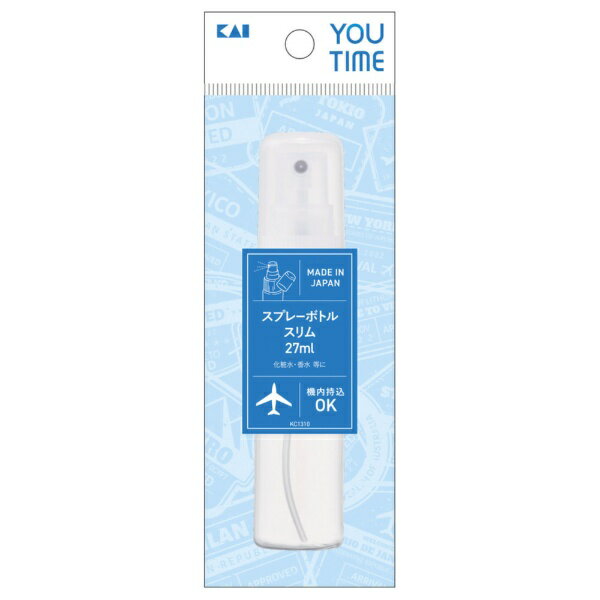 化粧水・香水等の使用におすすめなスプレーボトル27ml。【仕様】［容量］27ml※この商品は、商品デザイン・パッケージが予告なく変更される場合があります。