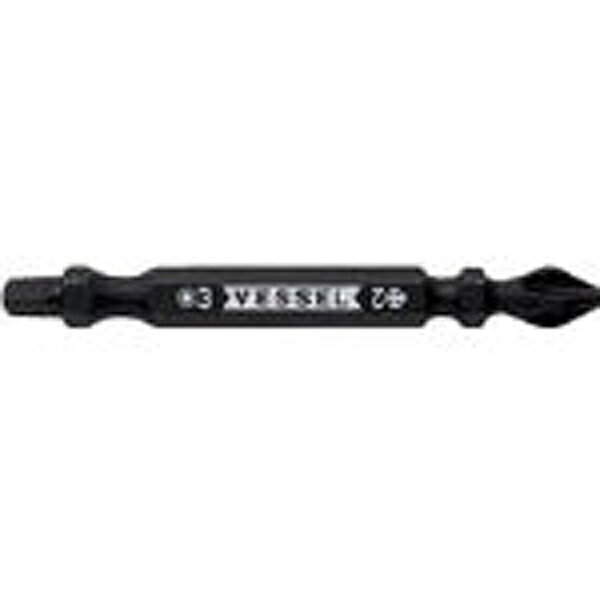 ■建築木工用ビットです。■［［＋］］2とSQ3の2サイズを一本のビットに組み込みました。■［［＋］］2は建築木工用として広範囲に使え、スクエアビットは耐震金物用など、四角穴ネジに使用可能です。■クッション効果でビットがはねません。【用途】・...