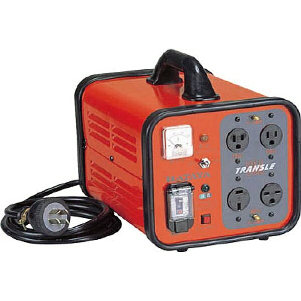 ■使用機器に適した電圧を作る変圧器です。■100V・200Vどちらでも必要な電源を供給します。【用途】・100Vの電源が欲しいが200Vのコンセントしかないとき。・200Vの電源が欲しいが100Vのコンセントしかないとき。【仕様】・容量（k...