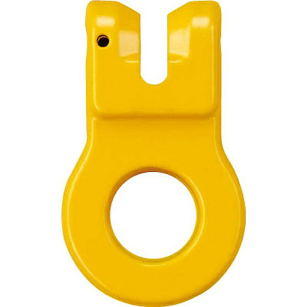 【用途】・チェーンとシャックルなどとの結合に使用。【仕様】・基本使用荷重（t）： 1.1・適合チェーン線径（mm）： 6・寸法（mm）p： 50・寸法（mm）t： 13.5・寸法（mm）l： 77.5・寸法（mm）a： 18.5・寸法（mm...