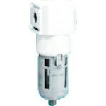 ■空気配管中のダストを除去します。【仕様】・ろ過精度（μm）： 5・使用圧力（MPa）： 1・処理空気流量（［［M3］］/min）： 5.6・接続口径： Rc3/4・全長（mm）： 243.0・使用流体： 空気・流体温度： 5〜60℃・ドレ...