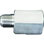 【用途】・高圧ガス配管用。【仕様】・接続サイズ： R1/4×W22-14（右）・使用流体： 窒素・酸素・アルゴン・空気など・設計温度： -10〜75℃・適用流体： N2.O2.Ar、Air、CO2、He、H2・用途： 高圧ガス用継手・ネジサ...