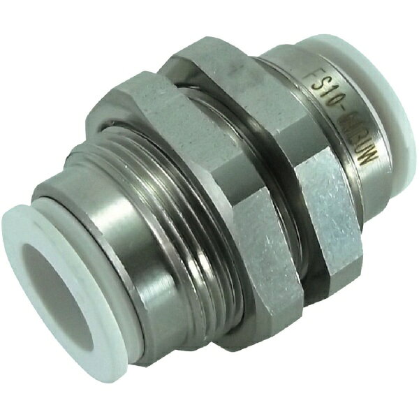 【用途】0使用流体【仕様】・接続口径： M20×1・適合チューブ外径D（mm）： 10×10・六角対辺（mm）： 24・使用圧力： 1MPa（空気）、0.3MPa（水）・使用流体： 空気、水・流体温度： -5〜60℃（空気）
