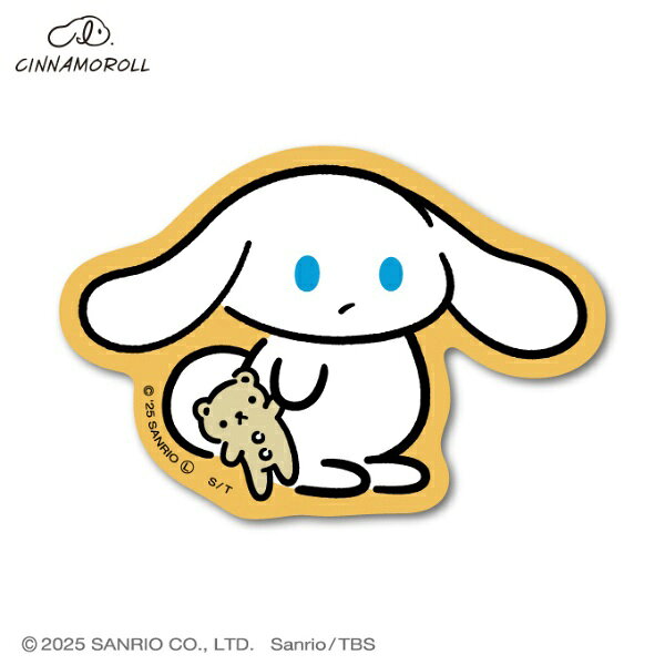 シナモロールの色々なかわいいワンシーンを集めたクリアステッカー