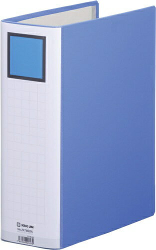 ●カラーインデックス1組付き ●差替え全面背見出し●再生紙(表紙芯材)●サイズ：A4 タテ型●適正収納枚数（枚）：800●穴数：2穴●穴間隔（mm）：80●とじ具の種類：両開き式