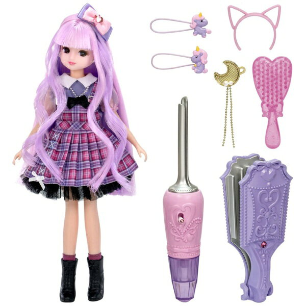 クルっと今っぽ！！カールヘアアレンジが楽しめる、にじキュンカールリカちゃんがスペシャルプライスで登場！付属のスピンカーラ—で、自動で髪を巻き付け、簡単にゆるふわカールが作れます。また、ワッフルメーカーで挟むだけでワッフルヘアも作れます。2色...