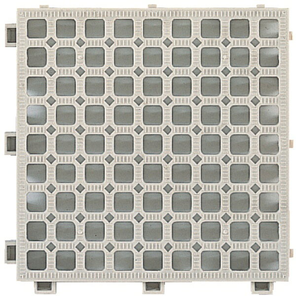 ■耐候性に優れた低コストマットです。■防炎適合品です。防炎性能登録番号（EO2100291）【用途】・足洗場・ロッカールームなど。【仕様】・色： グレー・幅（mm）： 150・長さ（mm）： 150・厚さ（mm）： 13