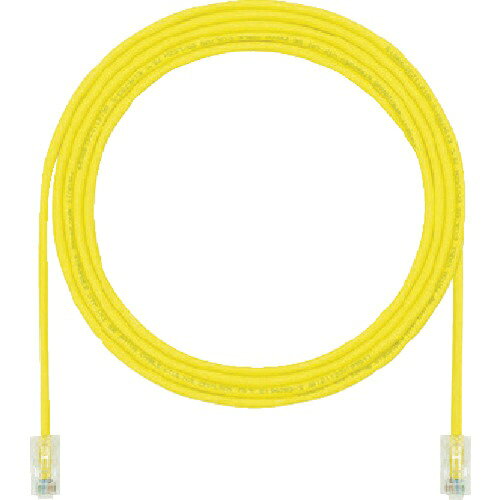 ■細径（28AWG）なので省スペース設計を実現しました。■通常径パッチコードの1/2以下のサイズです。■曲げ半径が小さく柔軟なので、移設・増設が容易に行えます。■100％工場検査合格品です。【用途】・カテゴリ6での機器と機器、アウトレットな...