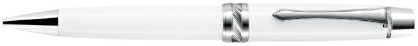 ●本体サイズH：143mm　W：16mm　D：14.2mm　最大径：14.2mm●方式：回転繰り出し式●インキ種類：アクロインキ●色柄：パールホワイト●インキ色：/黒インキ●ボール径：0.7mm●替芯：BRFN-30F-B（黒）