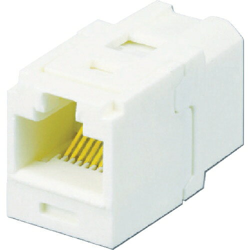 ■RJ45のプラグが前後に挿入可能なので、LANケーブルの延長が可能です。【用途】・LANケーブルの延長。【仕様】・色： オフホワイト・幅（mm）： 15.86・奥行（mm）： 28.64・高さ（mm）： 18.06・使用温度範囲（℃）： ...