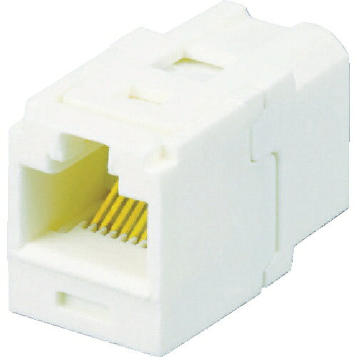 ■RJ45のプラグが前後に挿入可能なので、LANケーブルの延長が可能です。【用途】・LANケーブルの延長。【仕様】・色： オフホワイト・幅（mm）： 15.86・奥行（mm）： 27.62・高さ（mm）： 18.07・使用温度範囲（℃）： ...