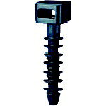 ■電線、パイプなどを粗壁の表面に固定するのに適しています。■予め開けた穴に押し込むだけで結束などをしっかりと固定します。【用途】・結束バンドの固定。【仕様】・色： 黒・縦（mm）： 14.0・横（mm）： 13.5・高さ（mm）： 7.4・...
