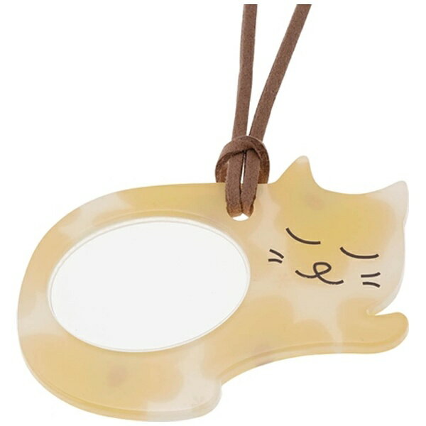 ちょっとした近くを見るときに便利なペンダント型ルーペ。猫（ニャンコ）シリーズ。ペンダントとして首に掛けておけるので、使いたい時にサッと使えて便利。服装や、その日の気分合わせて、アクセサリー感覚でご使用いただけます。【倍率】1.75倍