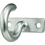 ■設置幅の狭い面でも取り付け可能です。■座ぐりなしタイプなので、ナベ頭などのねじをご使用ください。【用途】・壁面・床面・柱などに設置し、チェーン・ワイヤ・ロープの端末金具として。【仕様】・吊下荷重（N/kgf）： 196/20・使用荷重（k...