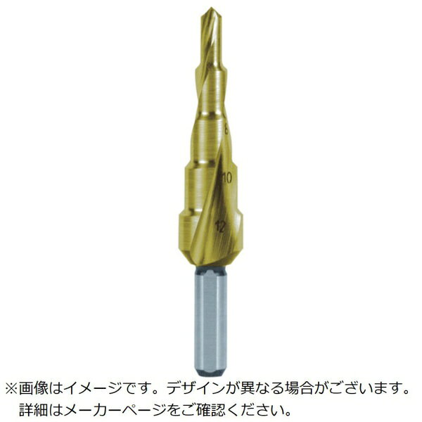 ■高品位の材質を使用し、負荷なく、ビビりのない安定した穴あけが可能です。【用途】・被削材： 鉄板・銅版・アルミ・プラスチック（4mmまで）【仕様】・段幅（mm）： 4・段数（段）： 8・シャンク径（mm）： 10・穴あけ寸法（φ）： 6、9...