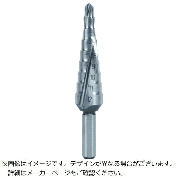 ■高品位の材質を使用し、負荷なく、ビビりのない安定した穴あけが可能です。【用途】・被削材： 鉄板（強度1100N/mm［［の2乗］］以下の物）・ステンレス・アルミ・真鍮・プラスチック（4mmまで）【仕様】・段幅（mm）： 4・段数（段）： ...