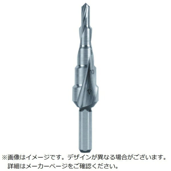 ■高品位の材質を使用し、負荷なく、ビビりのない安定した穴あけが可能です。【仕様】・段幅（mm）： 4・段数（段）： 9・シャンク径（mm）： 6・穴あけ寸法（φ）： 4、5、6、7、8、9、10、11、12・全長（mm）： 65・表面処理：...