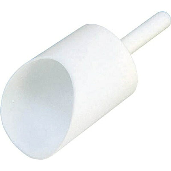 ■オールフッ素樹脂（PTFE）製のスコップです。■耐薬品性に優れています。■取手部は20φ丸棒で丁度手にフィットします。【用途】・サンプル採取用。・耐薬品用。【仕様】・すくい部幅（mm）： 114・長さ（mm）： 164・全長（mm）： 2...