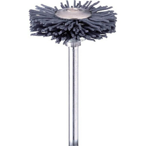 ■砥粒を含有したナイロン線材で優れた研削性、研磨性があります。■機械的特性（引張強さ/曲げ特性/衝撃強さ/クリープ特性）のバランスに優れています。【仕様】・毛材： C砥粒入りナイロン・外径（mm）： 25・軸径（mm）： 3.0・最高使用回...