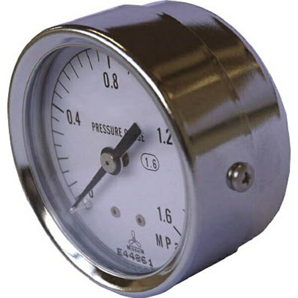 ■ブルドン管式の汎用的圧力計です。【仕様】・接続口径： R1/4・適合機種： BN-3R01H1・表示板径（mm）： 50・使用流体： 空気・使用圧力： 0〜1.5MPa