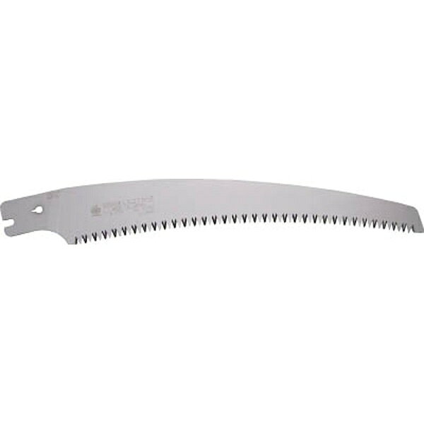 ■生木剪定用です。カーブ形状で食い込みが良く、パワフルに切断します。アサリが無いので切り口が綺麗です。【用途】・生木剪定用【仕様】・刃長（mm）： 300・全長（mm）： 377・刃ピッチ（mm）： 4.0・適合本体： 7763・刃厚（mm...
