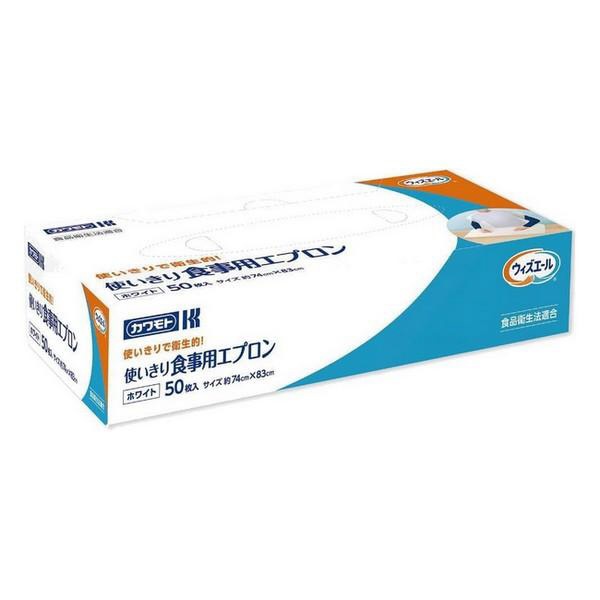 首ひもにミシン目があるため脱ぎやすいです。 液体を通さないポリエチレン製です。 ホワイト（半透明）