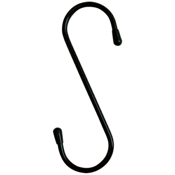 ■被覆線ですのでサビず、相手側にキズをつけません。【用途】・一般商品の収納の吊具として。・物の吊り下げ、引っ掛けとして【仕様】・使用荷重（kN）： 0.11・色： 黒・D（mm）： 5・L（mm）： 150・A（mm）： 15・S（mm）：...