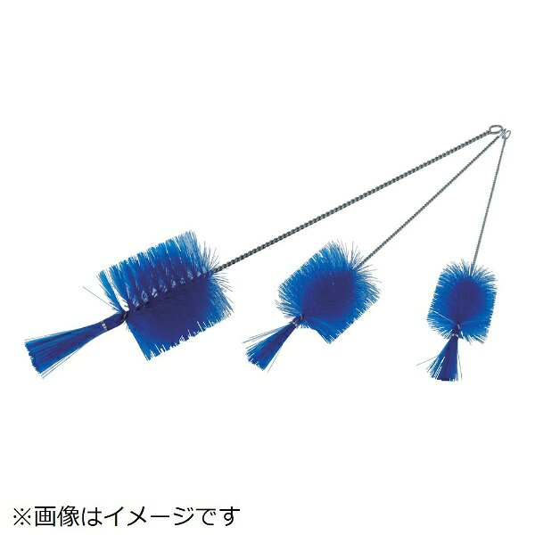 ■線材の脱毛がなく耐久性に優れています。■毛材がPBTなので耐薬、特に耐酸・有機溶剤に優れます。■芯材は防錆効果のあるステンレス製です。【用途】・フラスコやビーカー等の試験容器の洗浄に。【仕様】・色： 青・全長（mm）： 475・毛幅（mm...