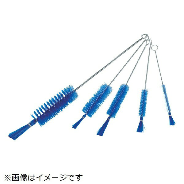 ■線材の脱毛がなく耐久性に優れています。■毛材がPBTなので耐薬、特に耐酸・有機溶剤に優れます。■芯材は防錆効果のあるステンレス製です。【用途】・医療用注射器や小型の試験管などの洗浄に。【仕様】・色： 青・全長（mm）： 210・毛幅（mm...