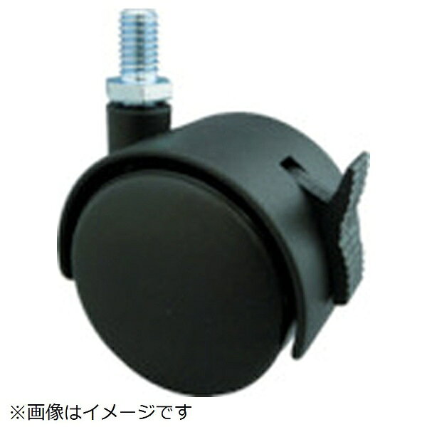 ■安価で軽量製品向けのスタンダードな商品です。【用途】・収納家具、什器、ワゴン、ラックなどに。【仕様】・許容荷重（daN）： 29・許容荷重（kgf）： 30・車輪径D（mm）： 40・車輪幅（mm）： 42・取付高H（mm）： 51・軸長...