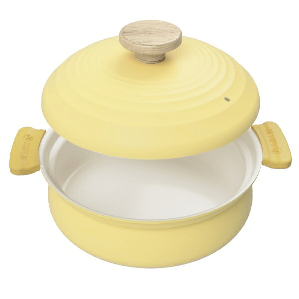 ●本体も蓋もアルミ製なので、軽くて扱いやすい卓上鍋です。●底がふくらんだ「下ぶくれ」形状でふきこぼれにくいです。●内面は汚れが落としやすいセラミックコーティングを施しています。●お料理が映えるホワイトカラーです。●両側の持ち手にはシリコーン...