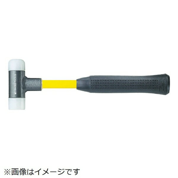 ■内部にディスクが内蔵されたヘッドは、ディスクが打撃面方向へ移動することで反動を打ち消し、打撃力だけを伝えます。【用途】・金型や部品の組み立てに。・機械や自動車のメンテナンスに。【仕様】・頭径（mm）： 32・頭長（mm）： 100・全長（...