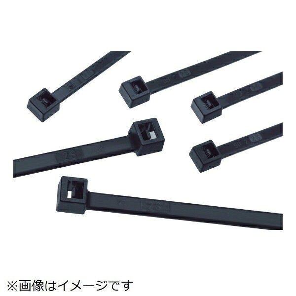 ■耐熱性タイプのナイロンケーブルタイです。【用途】・電線ケーブルの固定や結束に。・REACH、RoHS適合品【仕様】・色： 黒・幅（mm）： 4.5・長さ（mm）： 280・厚さ（mm）： 1.45・最大結束径（mm）： 76・最小結束径（...