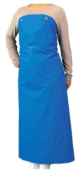 ワンタッチで腰にフィット。着脱が簡単で、肩への負担感もありません。■胸あてを折り返すと腰下前掛になります。