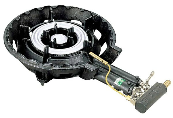 ガス接続： 4分口（φ13mm）■バーナー数： 2重■寸胴鍋の使用範囲： 最大33cmまで■パイロット付