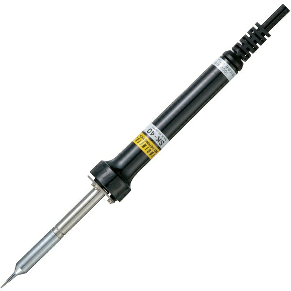■高性能セラミックヒーターの採用により、コテ先温度の立ち上がりが速く、約1分ではんだ付けが可能です。■グリップからコテ先までの長さが短く操作性に優れています。■精密ソルダリングに最適のシャープなコテ先です。■コテ先内部に特殊ステンレスインサ...