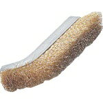 ■チャンネルブラシJ型・フラットJ型の先のブラシ部分のみです。【用途】・金属面のサビ取り、バリ取り、塗装はく離など。【仕様】・毛材： 真鍮・行数（行）： 1・線径（mm）： 0.15・植付（mm）： 80・毛丈（mm）： 15・全長（mm）...