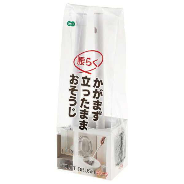 かがまず立ったままお掃除ができる。差込むだけかんたんロング。目立たないスリム収納。水キレの良いブラシ。※この商品は、商品デザイン・パッケージが予告なく変更される場合があります。