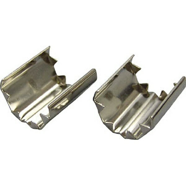 ■ペンチでカシメるだけでロープや紐の先端の振れ止めが出来ます。【用途】・ロープ、紐の先端ほつれ止め。【仕様】・適合ロープ径（mm）： 9【材質／仕上】・スチール